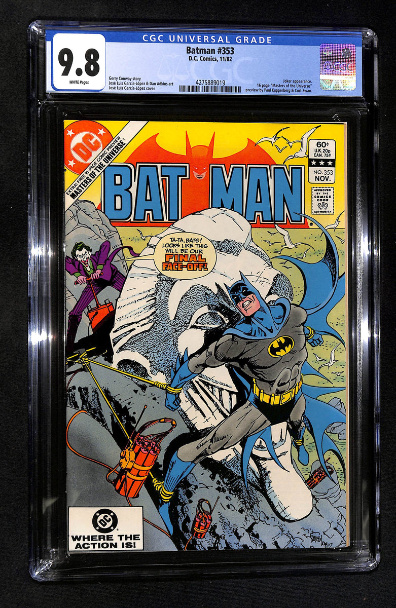 Batman #353 CGC 9.8 Joker Appearance on ICE – ICE Collectibles