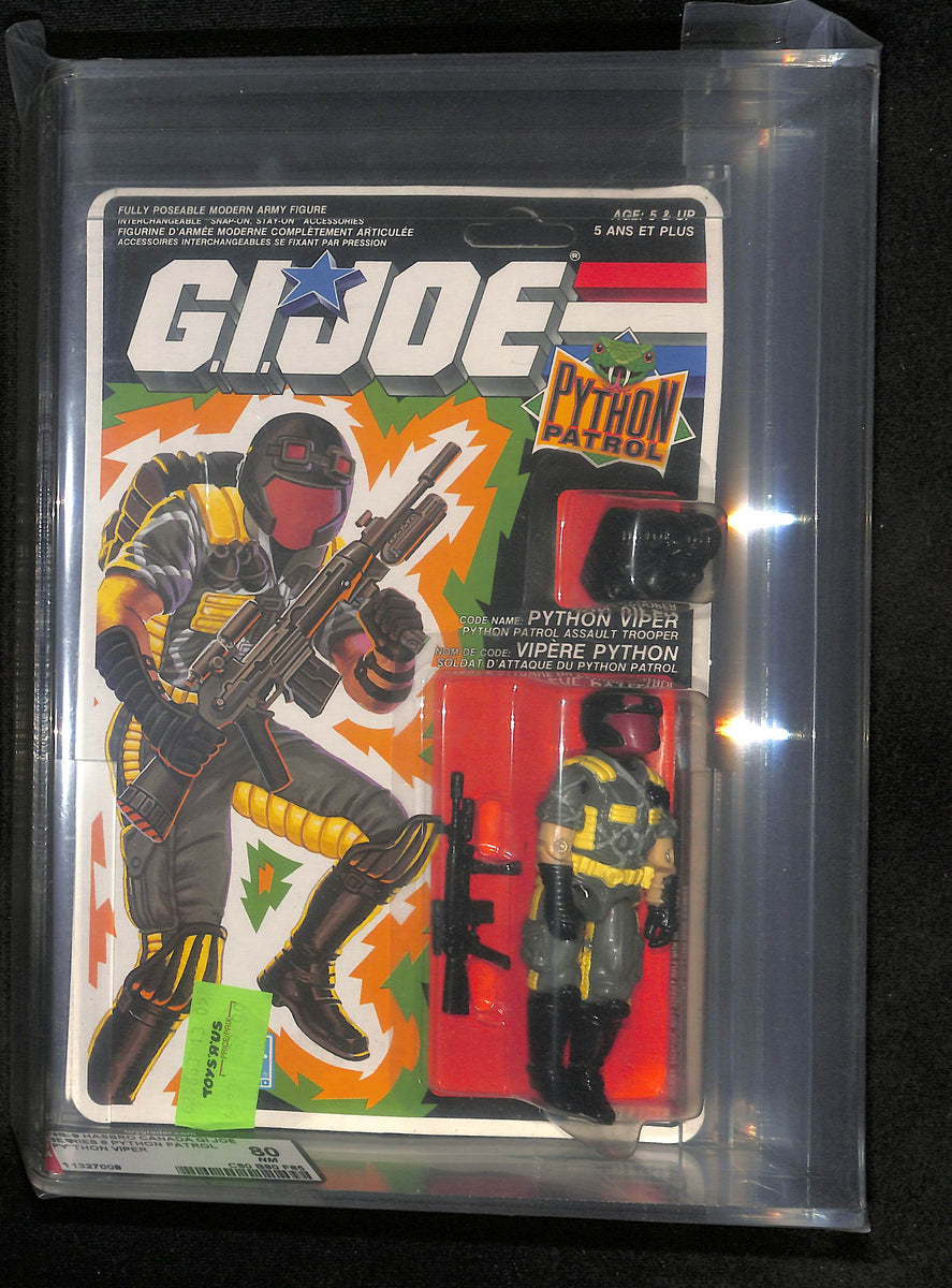 Vintage G.I. Joe - Python Viper - Python Patrol - AFA 80 - Hasbro ...