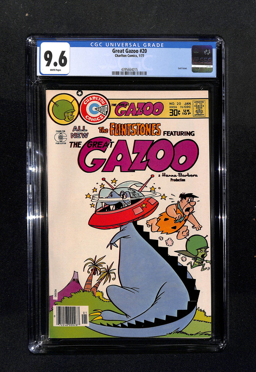 Great Gazoo #20 CGC 9.6 Final Issue on ICE – ICE Collectibles