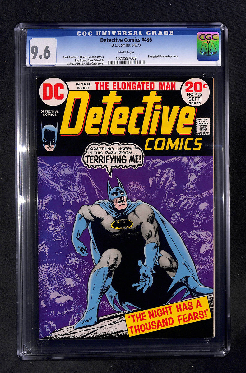 Detective Comics #436 CGC 9.6 Elongated Man backup story on ICE – ICE ...
