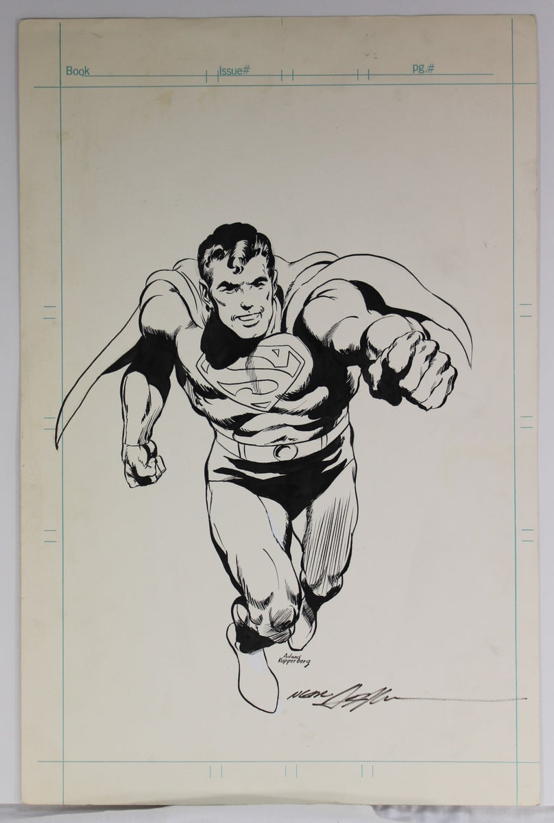 Neal Adams art - Paul Kupperberg inks - Superman - Signature on ICE ...