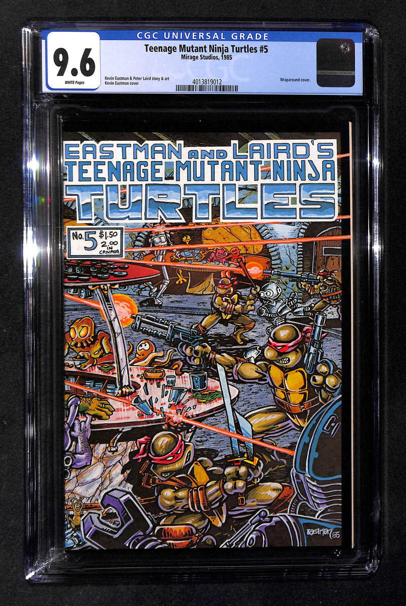 Teenage Mutant Ninja Turtles #5 - CGC 9.6 - White Pages on ICE – ICE ...